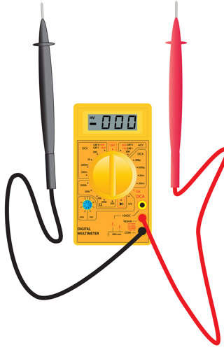Resistance readings for Step 3 of the ring final circuit test - Electrical